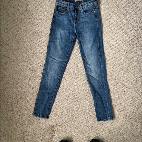 Zara | Jeans | Zara Basic Z975 Denim Blue Skinny Jeans With Classic Style | Poshmark